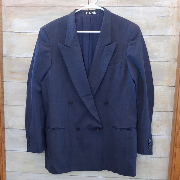 Foreman & Clark | Suits & Blazers | Vtg Foreman Clark Men Formal Dark ...